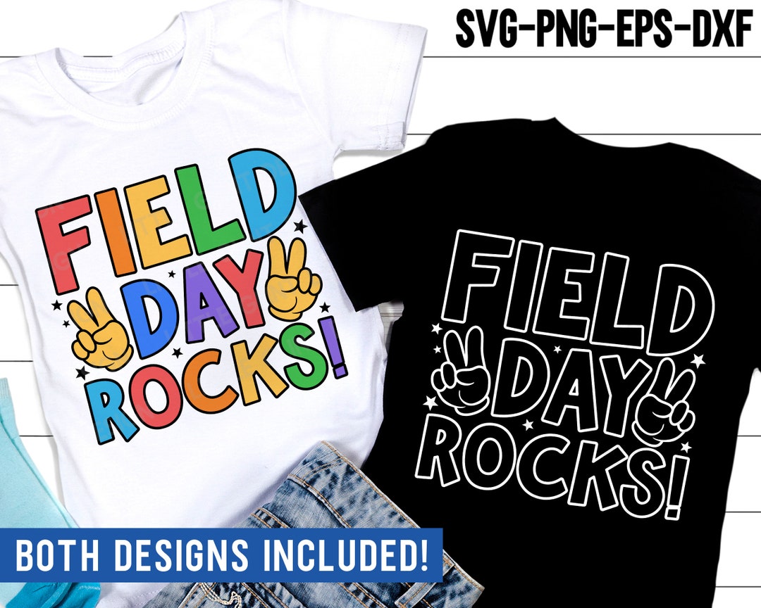 Field Day Rocks SVG, Peace Out Field Day Svg, Funny School Game Day ...