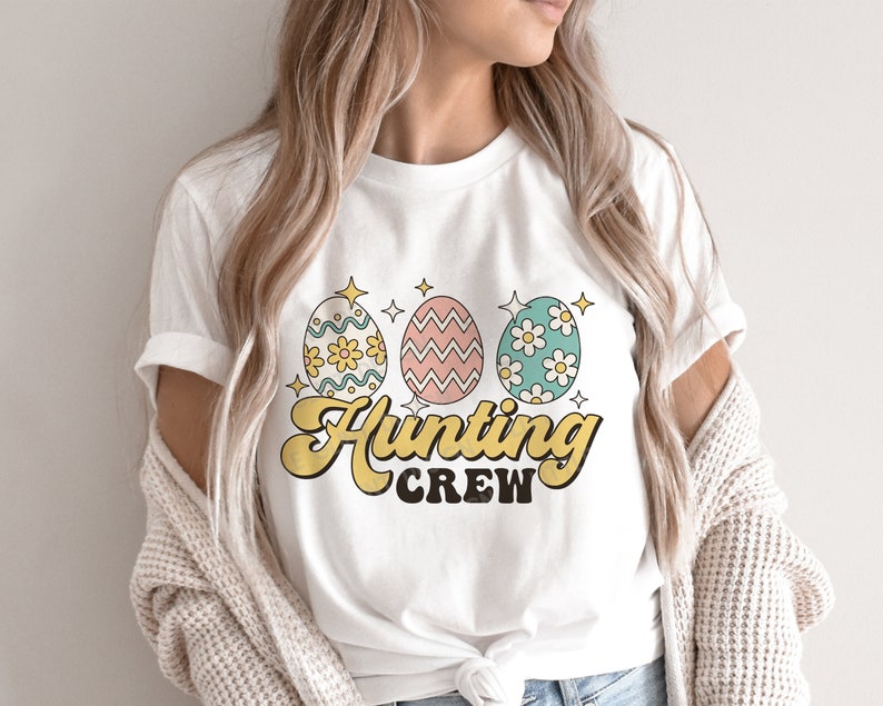 Hunting Crew SVG Easter SVG Easter Egg Svg Vintage Easter - Etsy