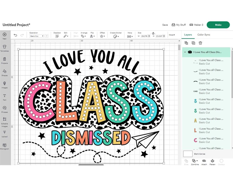 I Love You All Class Dismissed SVG, Last Day of School PNG, Teacher ...