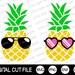 Pineapple Svg Bundle, Summer Svg, Cute Pineapples With Sunglasses, Cute ...