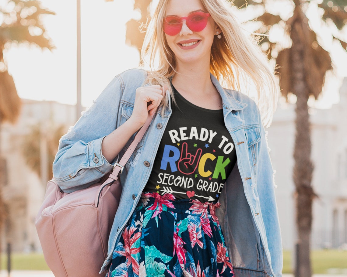 Ready to Rock Second Grade SVG Back to School SVG School - Etsy