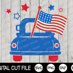 Fourth of July Svg, Merica Svg, Truck Svg, Memorial Day, Independence ...
