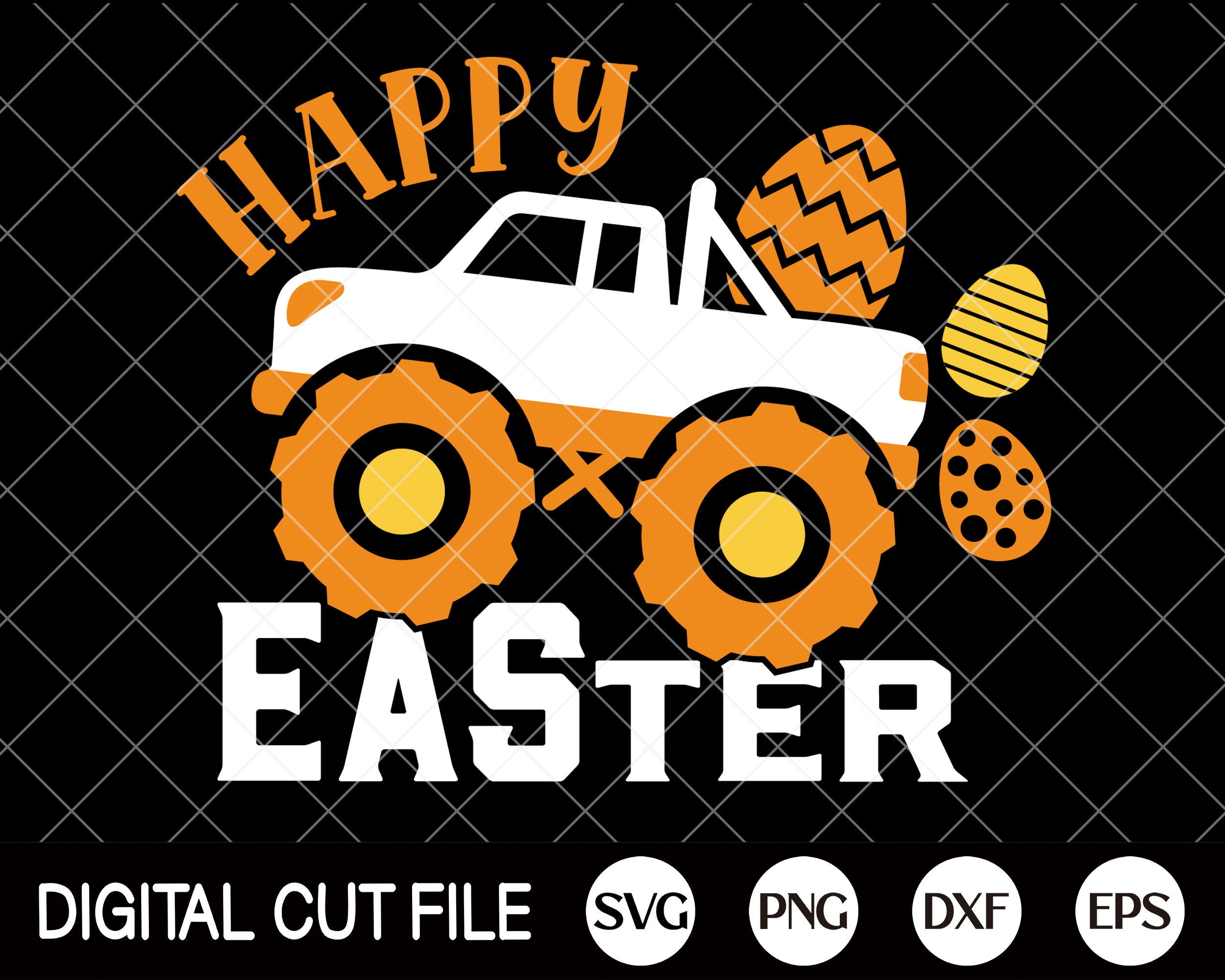 Happy Easter Truck Svg Easter Eggs Svg Boys Easter Svg - Etsy Canada