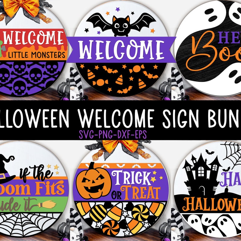 Halloween Signs - Etsy