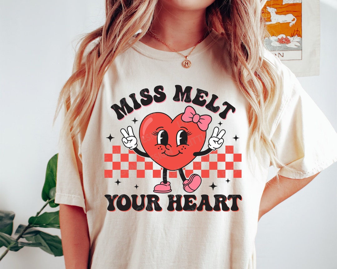 Miss Melt Your Heart SVG, Valentines Day Svg, Hearts, Love Png, Xoxo ...