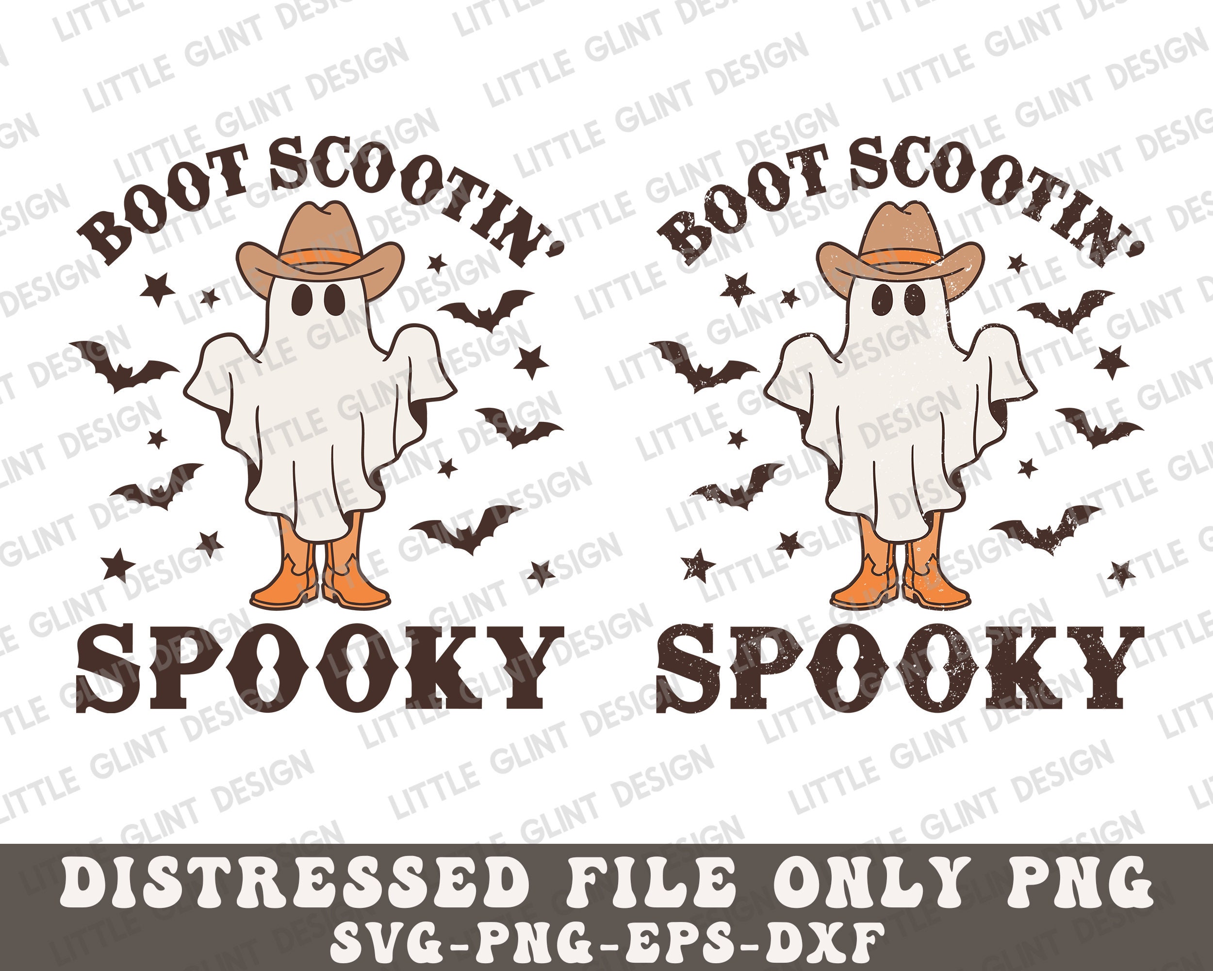 Boot Scoot Spooky SVG, Retro Halloween Svg, Cowboy Ghost Png, Western ...