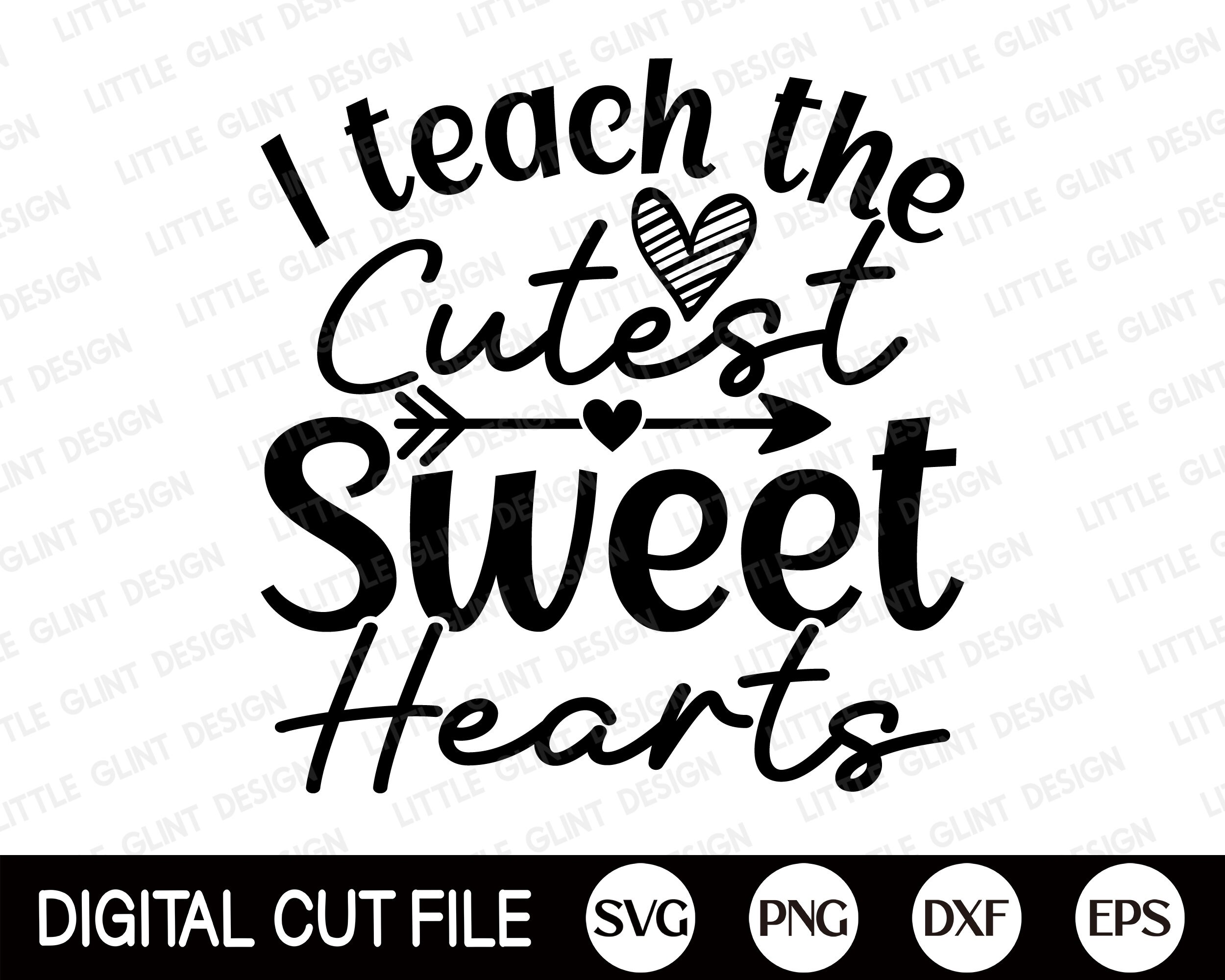 Valentines Teacher SVG Valentines Day SVG Love Quote - Etsy