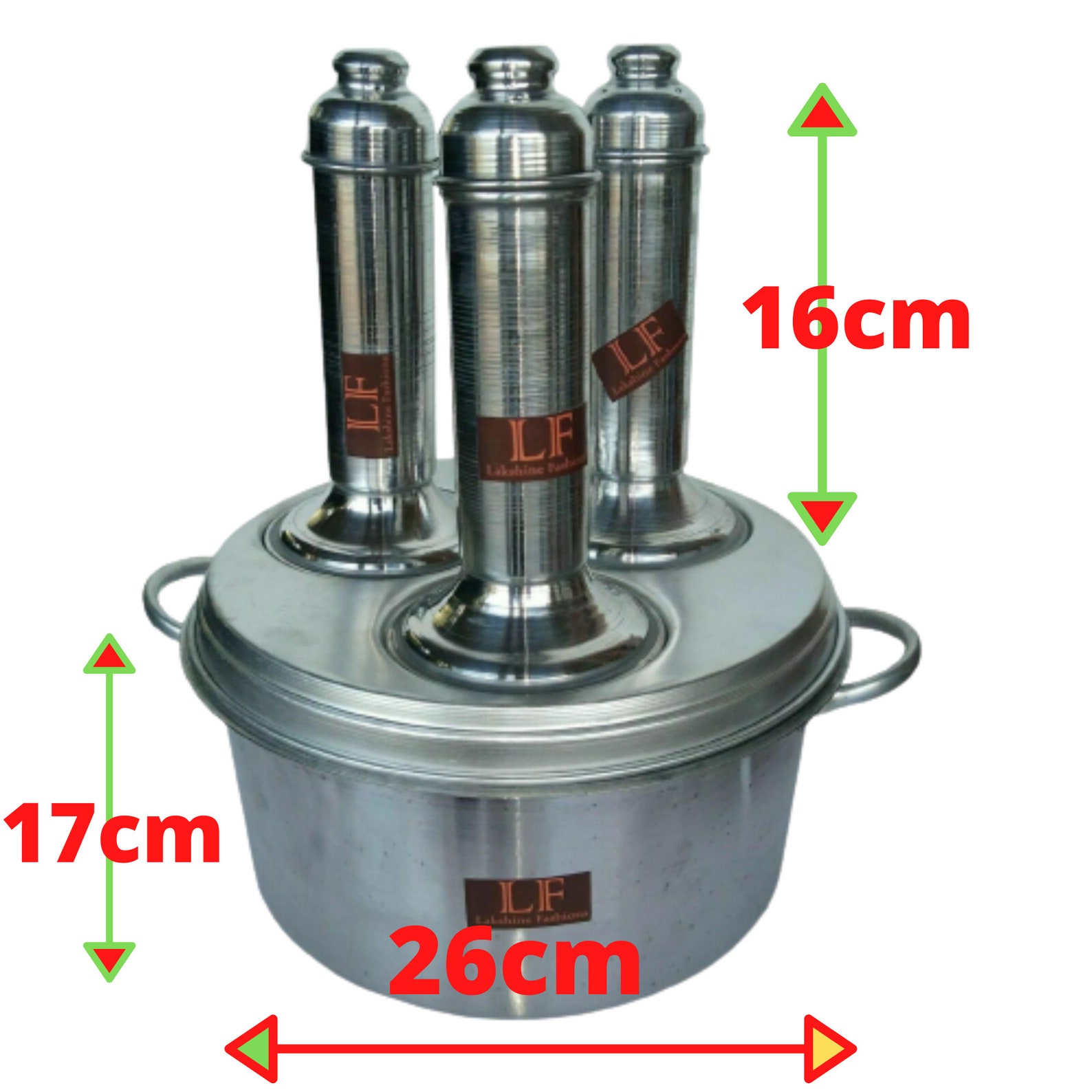 Aluminum Puttu Maker Steamer Pittu Maker Traditional 3 in 1 - Etsy