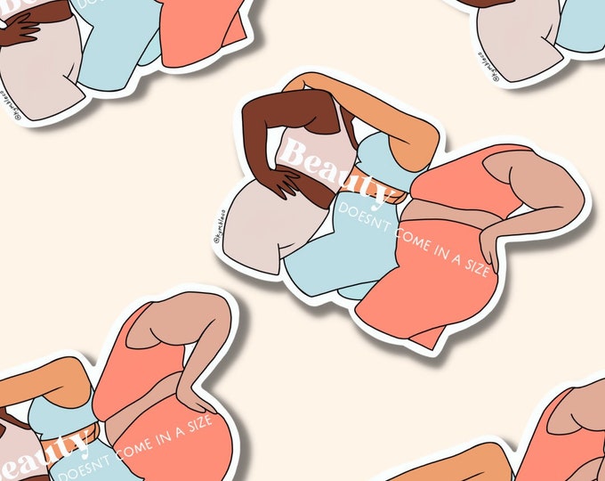 Body Positive Sticker, Self Love Sticker, Cute Sticker, Trendy Sticker ...