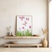 Butterfly Nursery Wall Art, Set of 3 Wildflowers Prints, Grass Posters ...