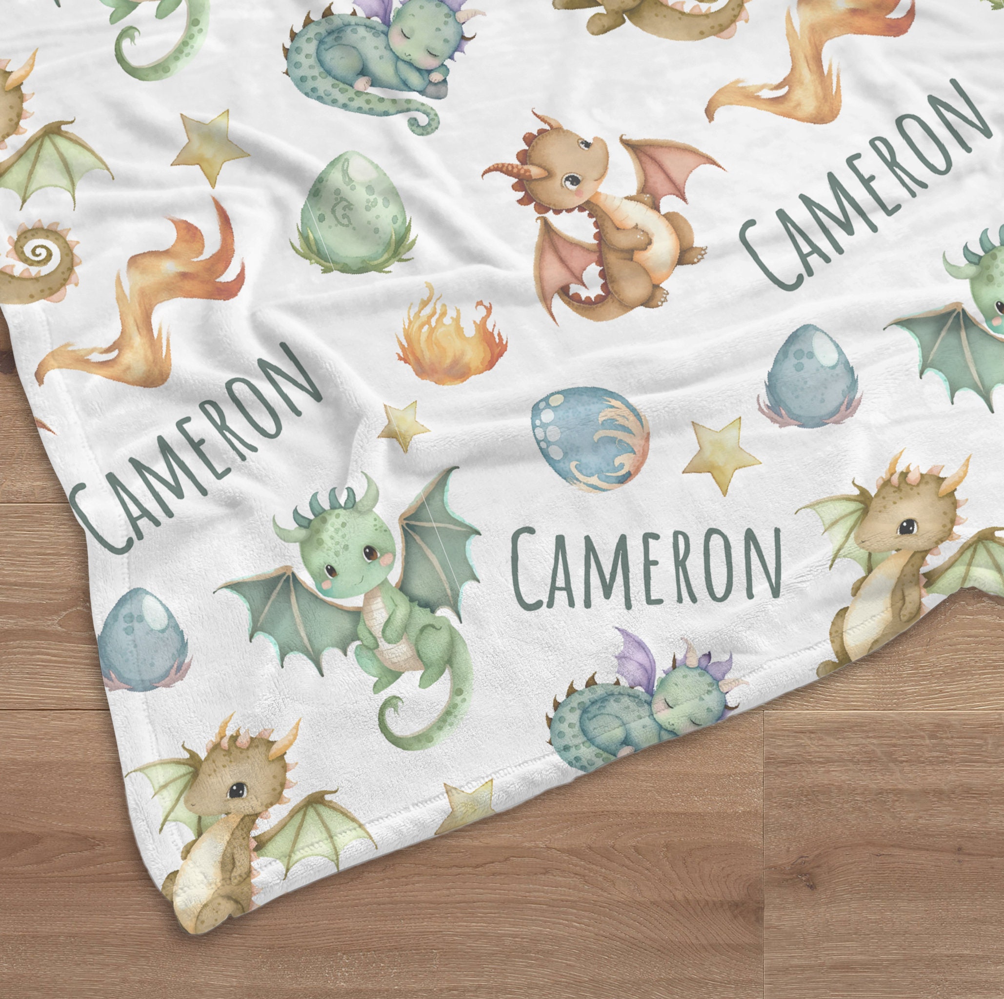 Custom Dragons Baby Boy Swaddle Personalized Baby Boy Dragon - Etsy