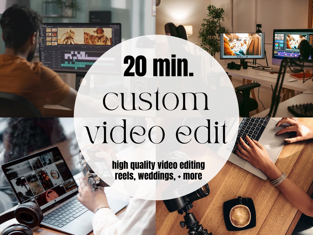 Custom Video Editing Wedding Video Editing Aesthetic Video Editing ...