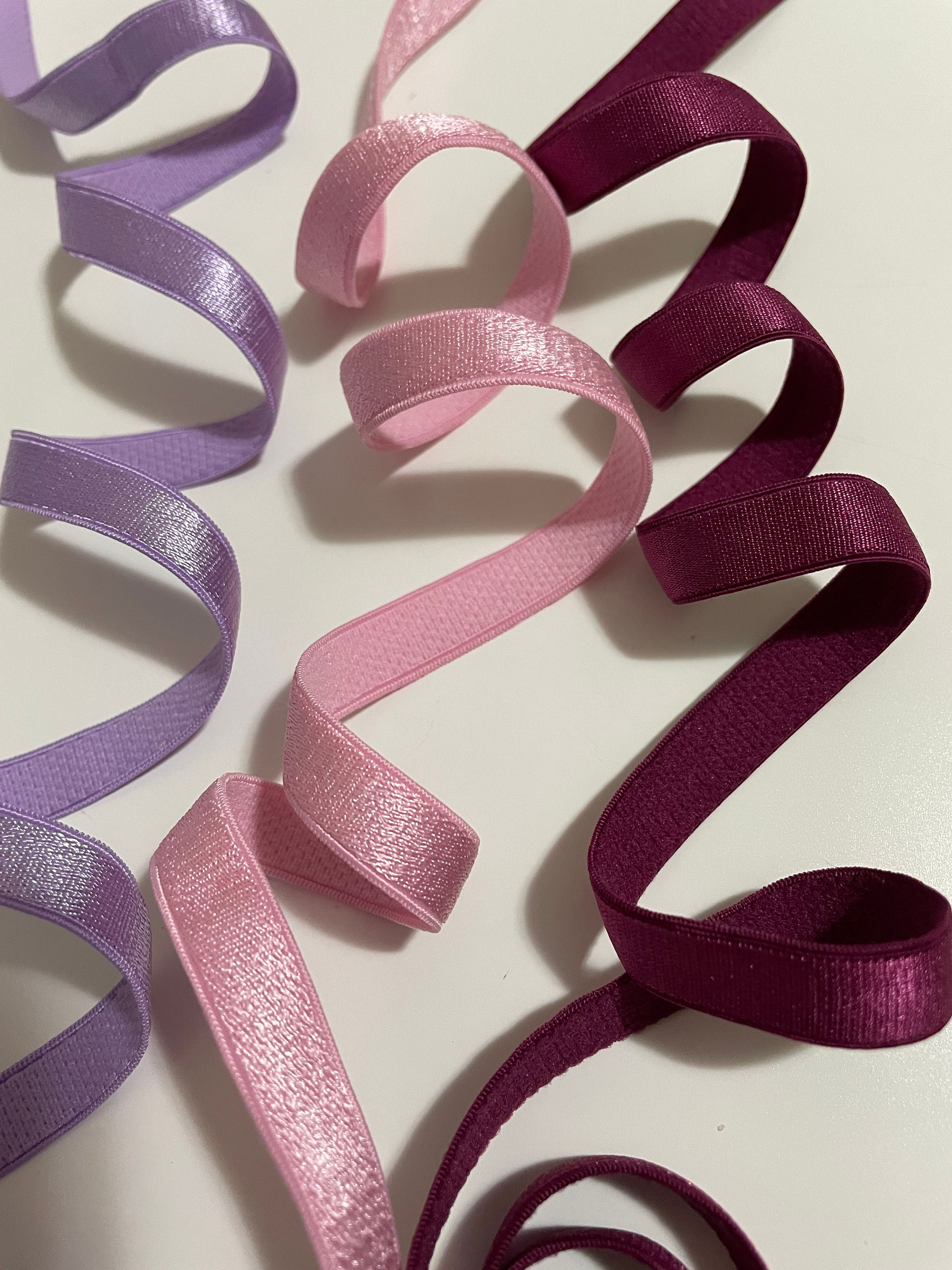 10mm Shiny Bra Strap Elastic White Black Nude Pink Red - Etsy Australia