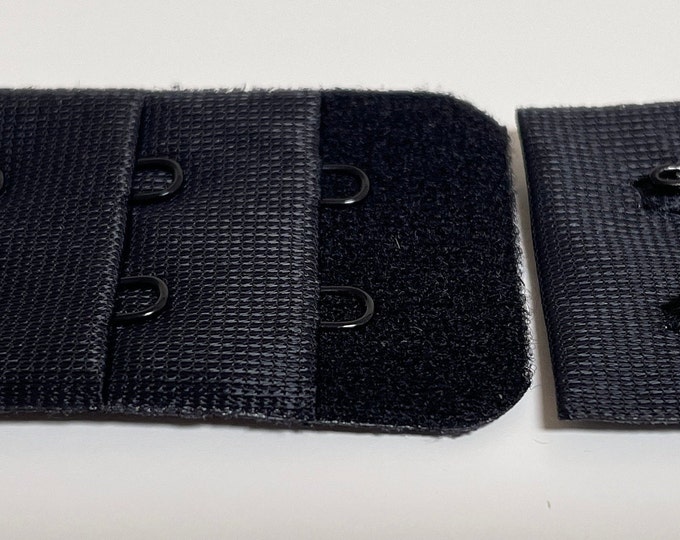 Bra Hook & Eye Closure, 1 X 3, Available in Black White Ivory, Sold as ...