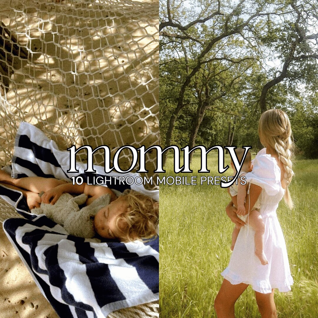 10 Premium Mommy Lightroom Presets | Mobile Lightroom | Kids Filters ...