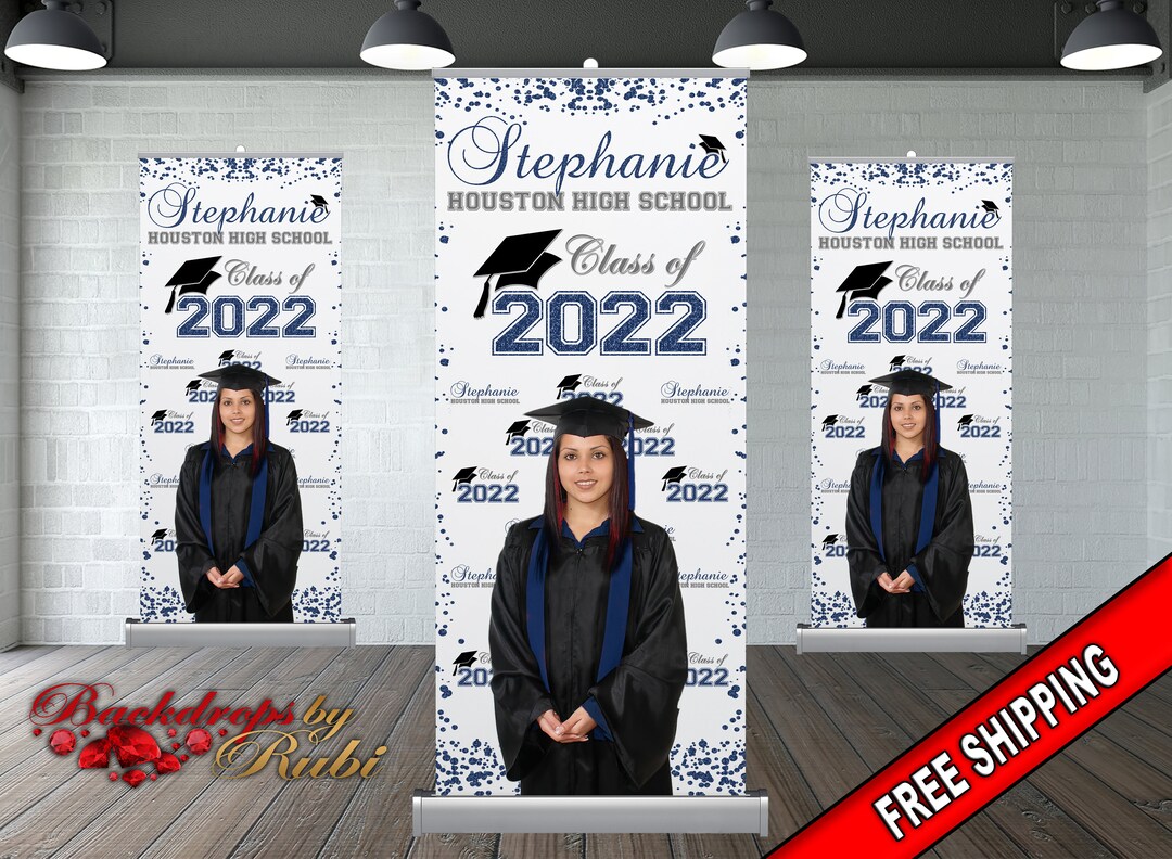 Graduation Retractable Graduation Banner Graduation - Etsy