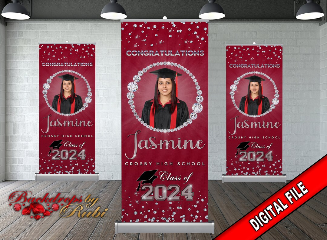Graduation Retractable Graduation Banner Graduation - Etsy