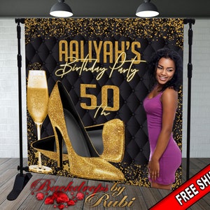 High Heels Backdrop, High Heels Birthday Backdrop, High Heel Shoe ...