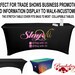 Stretch Table Cloth, Stretch Table Cover, Full Color Trade Show Table ...