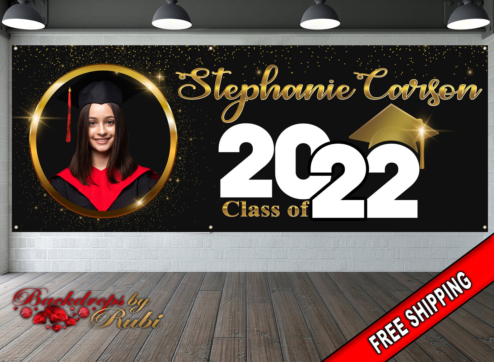 Graduation Banner Graduation Garage Banner Class of 2022 | Etsy