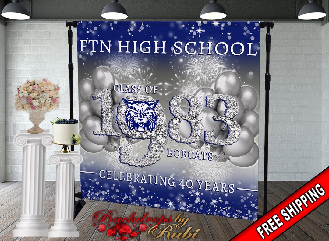 Class Reunion Backdrop, Class of Backdrop, Class Reunion Step and ...