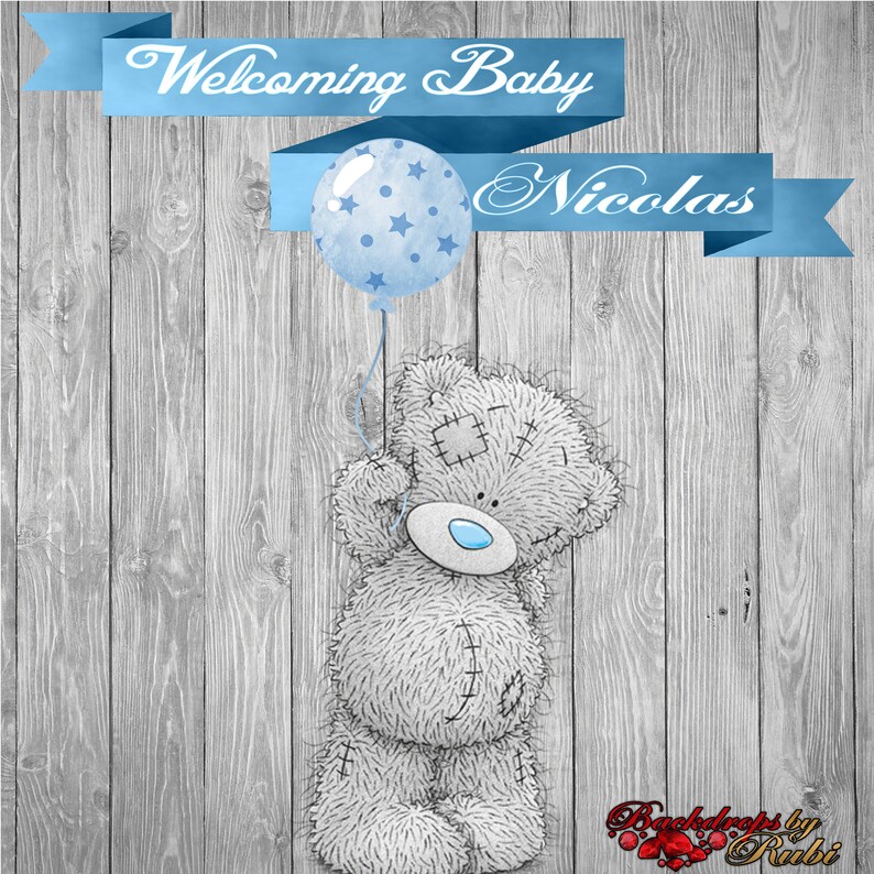 Teddy Bear Backdropteddy Bear Banner Teddy Bear Baby Shower | Etsy
