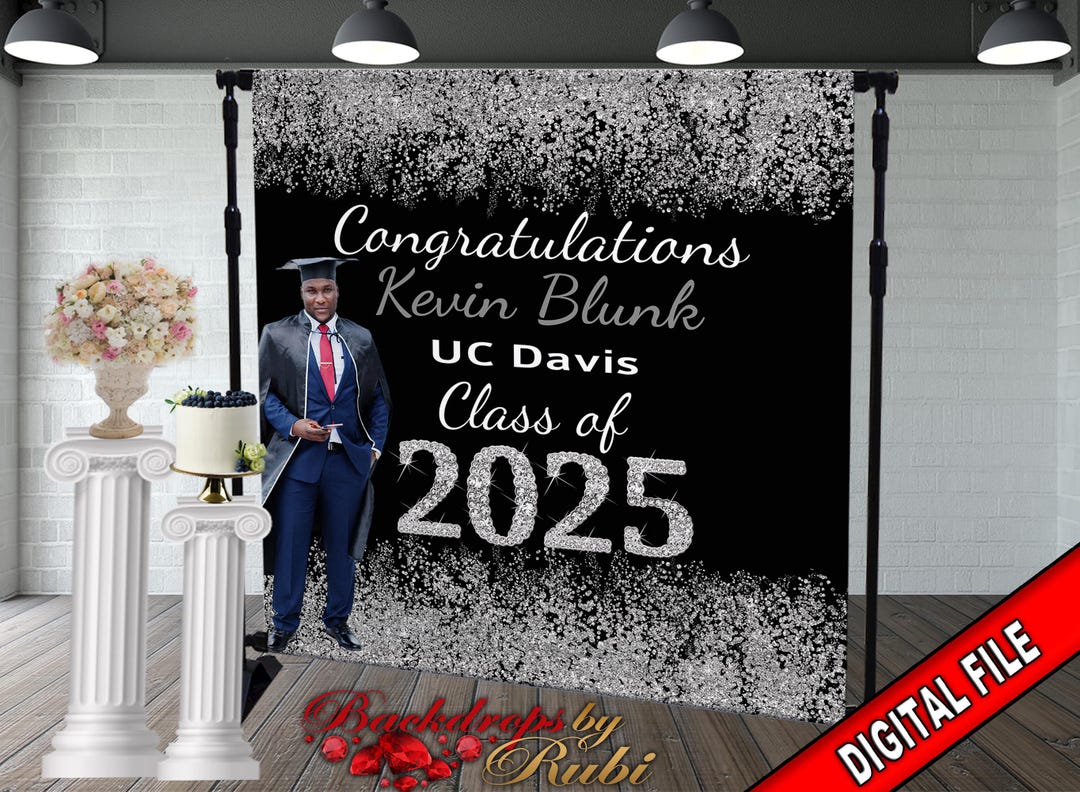 Graduation Backdrop, Sweet 16, Graduation Photo Booth, Class of 2025 ...