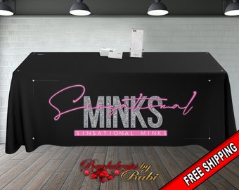 Stretch Table Cloth, Stretch Table Cover, Full Color Trade Show Table ...