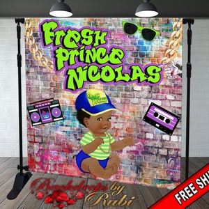 Fresh Prince Baby Shower Backdrop, Fresh Prince Birthday Backdrop ...