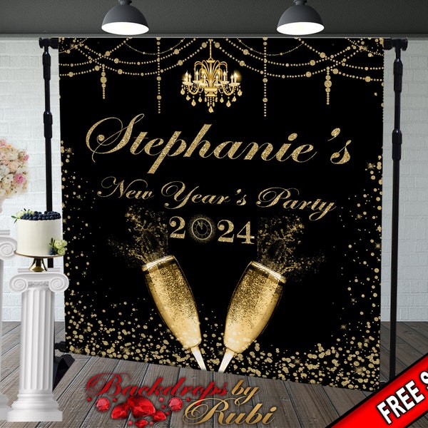 New Years Eve Backdrop - Etsy