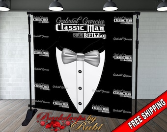 Classic Man Backdrop | Etsy