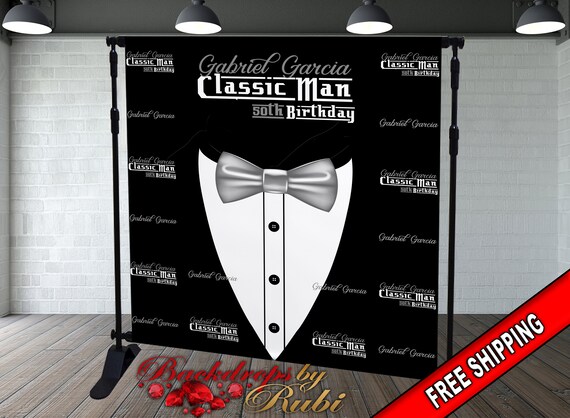 Paper & Party Supplies Brown backdrop classy backdrop man backdrop men ...