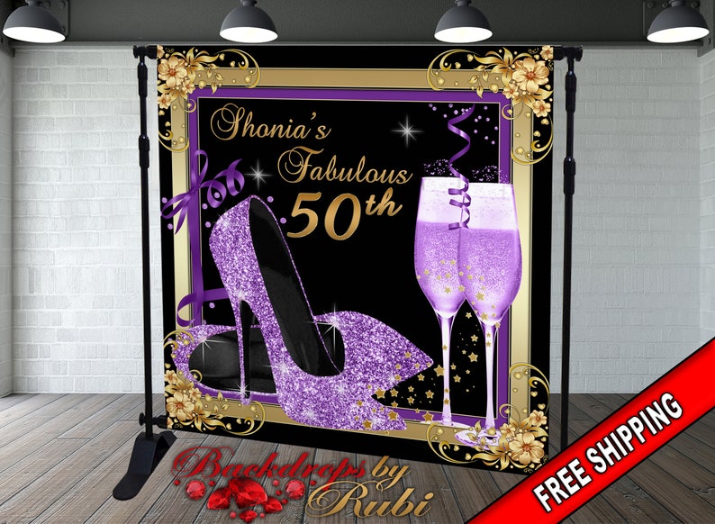 High Heels Backdrop, High Heels Birthday Backdrop, High Heel Shoe ...