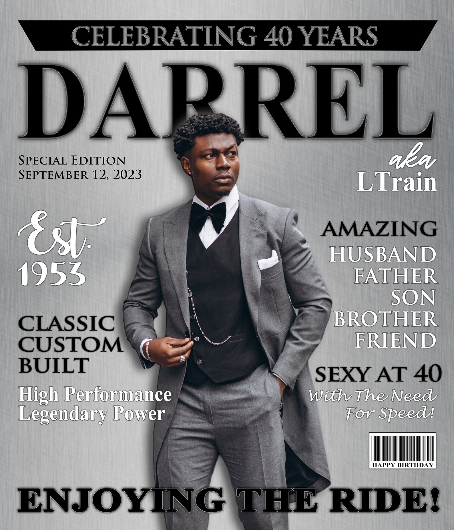 Magazine Cover Backdrop, Magazine Cover Birthday, Magazine Cover Banner ...