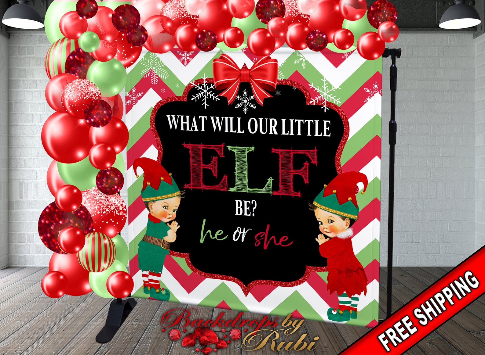 Gender Reveal, One Derland, Christmas Backdrop, Gender Reveal Backdrop ...