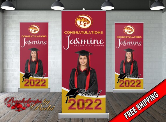 Graduation Retractable Graduation Banner Graduation | Etsy