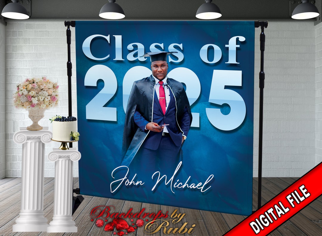 Graduation Backdrop, Sweet 16, Graduation Photo Booth, Class of 2026 ...