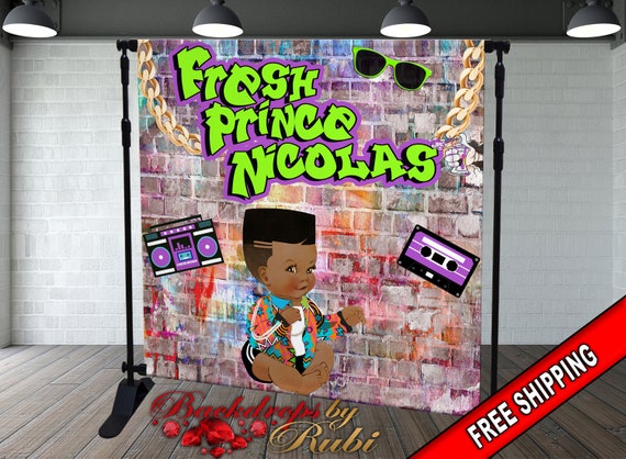 Fresh Prince Baby Shower Backdrop Fresh Prince Birthday - Etsy