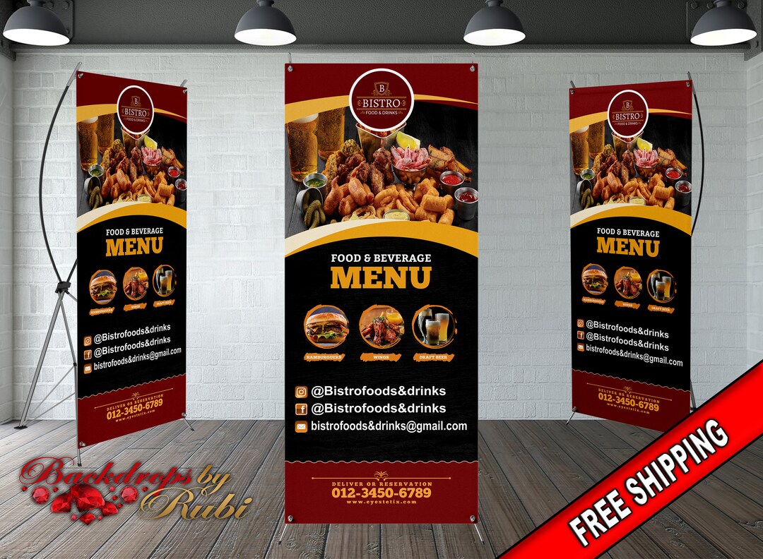 X-stand Logo Banner, Logo Step and Repeat Business Event Banner, Trade ...