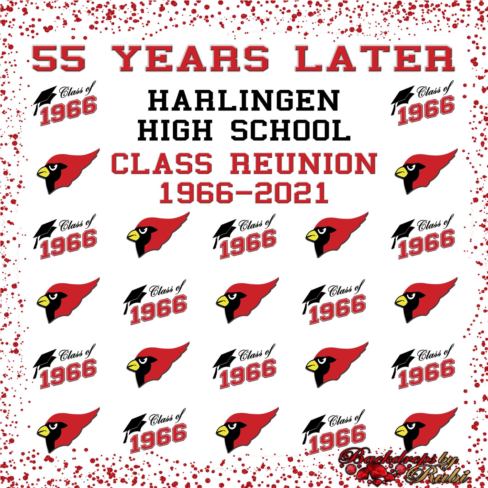 Class Reunion Backdrop, Class of Backdrop, Class Reunion Step and ...