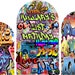 Graffiti Arched Backdrop, Graffiti Arched Banner, Arched 80's 90's Hip ...