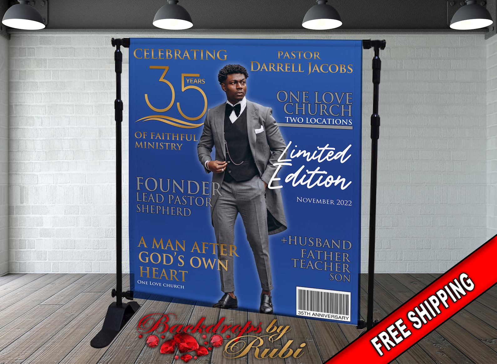 Magazine Cover Backdrop, Magazine Cover Birthday, Magazine Cover Banner ...