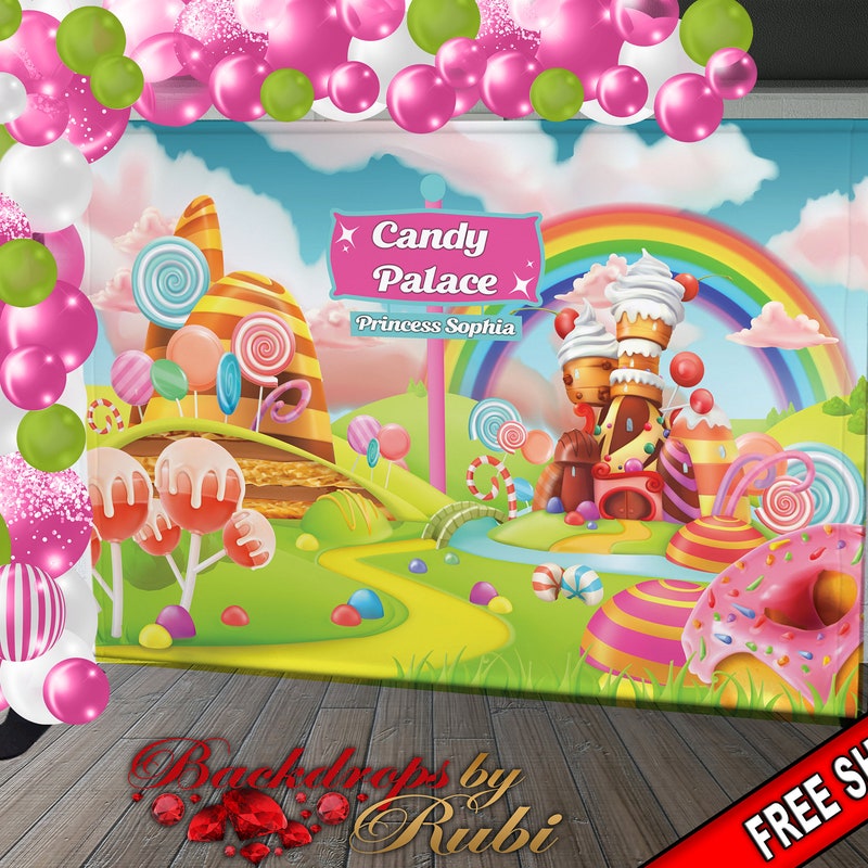 Candyland Banner - Etsy