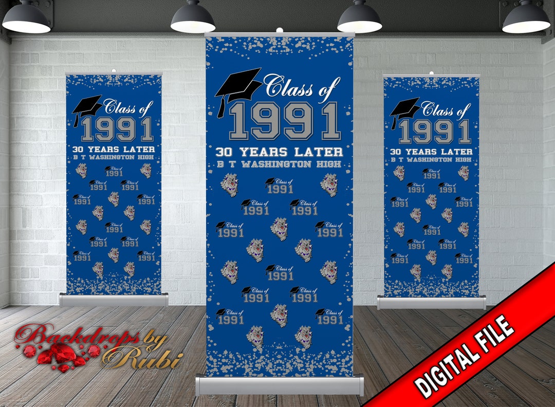 Retractable Class Reunion, Class Reunion Step and Repeat Banner, Class ...