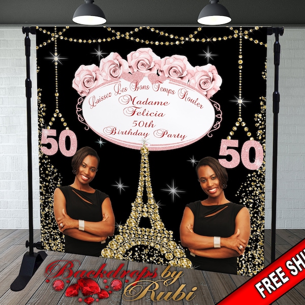 Paris Backdrop - Etsy