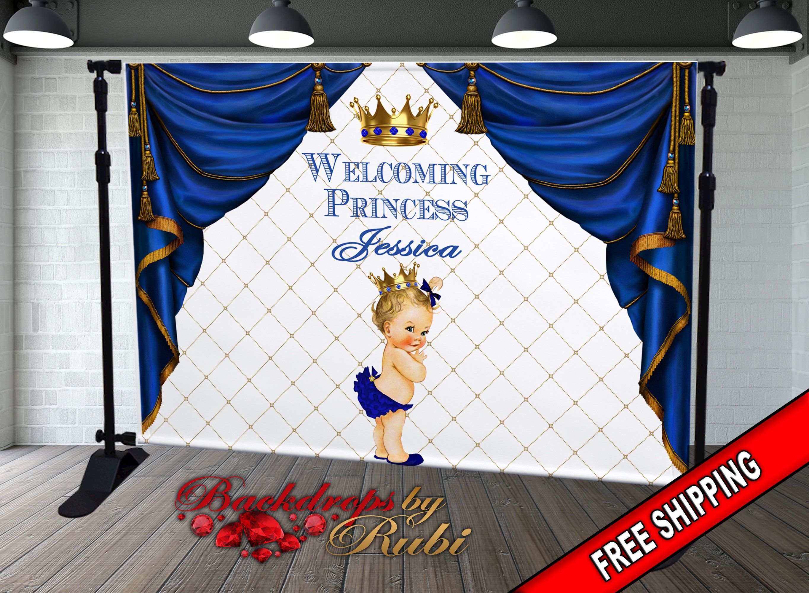 Royal Princess Theme Backdrop Princess Backdrop Royal - Etsy