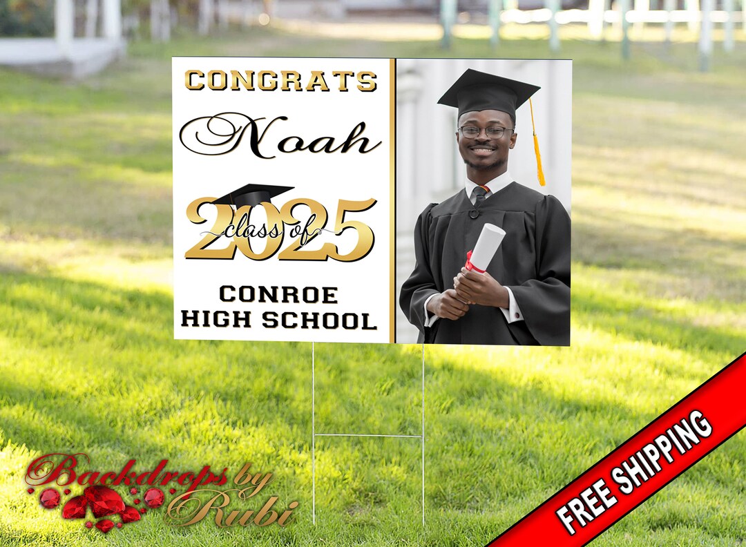 Letrero del patio de graduación, letrero del patio de graduación con ...