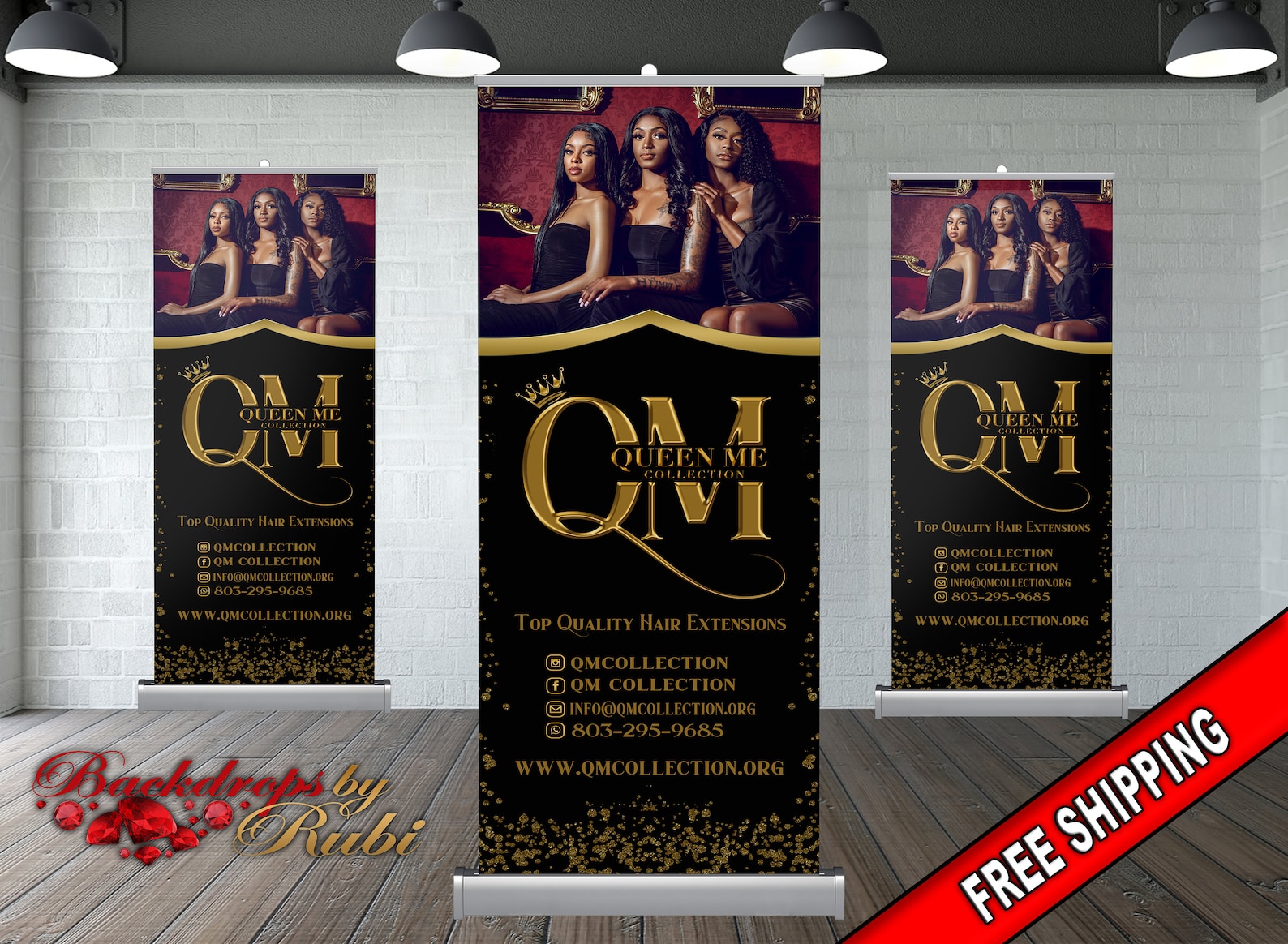Retractable Logo Banner, Logo Step and Repeat Business Event Banner ...