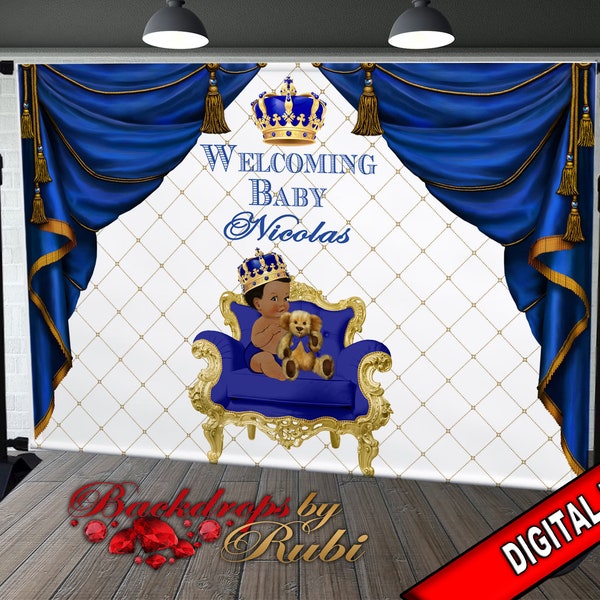 Prince Crown Backdrop - Etsy