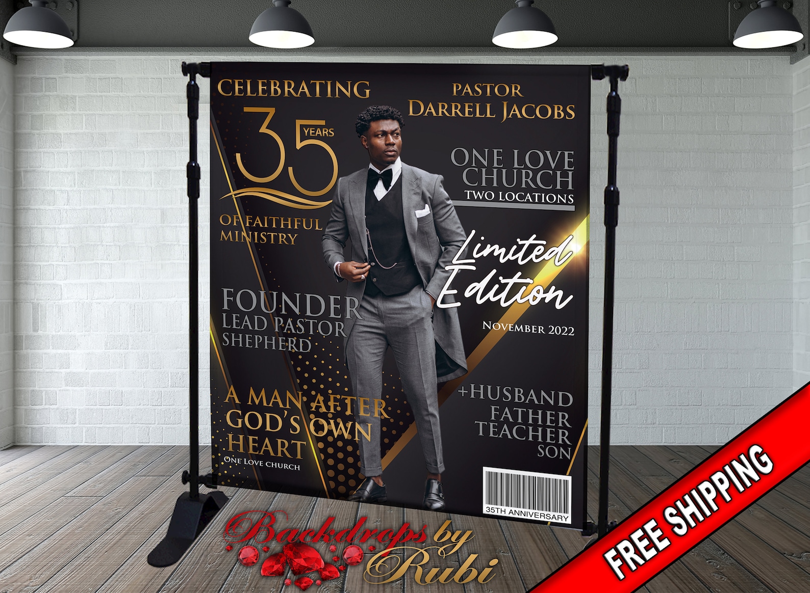Magazine Cover Backdrop, Magazine Cover Birthday, Magazine Cover Banner ...